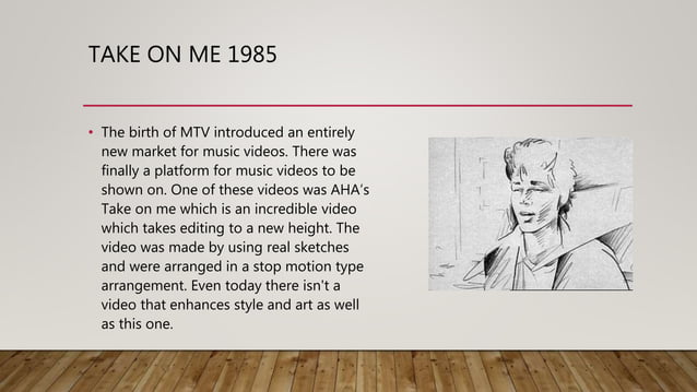 Music video timeline | PPT