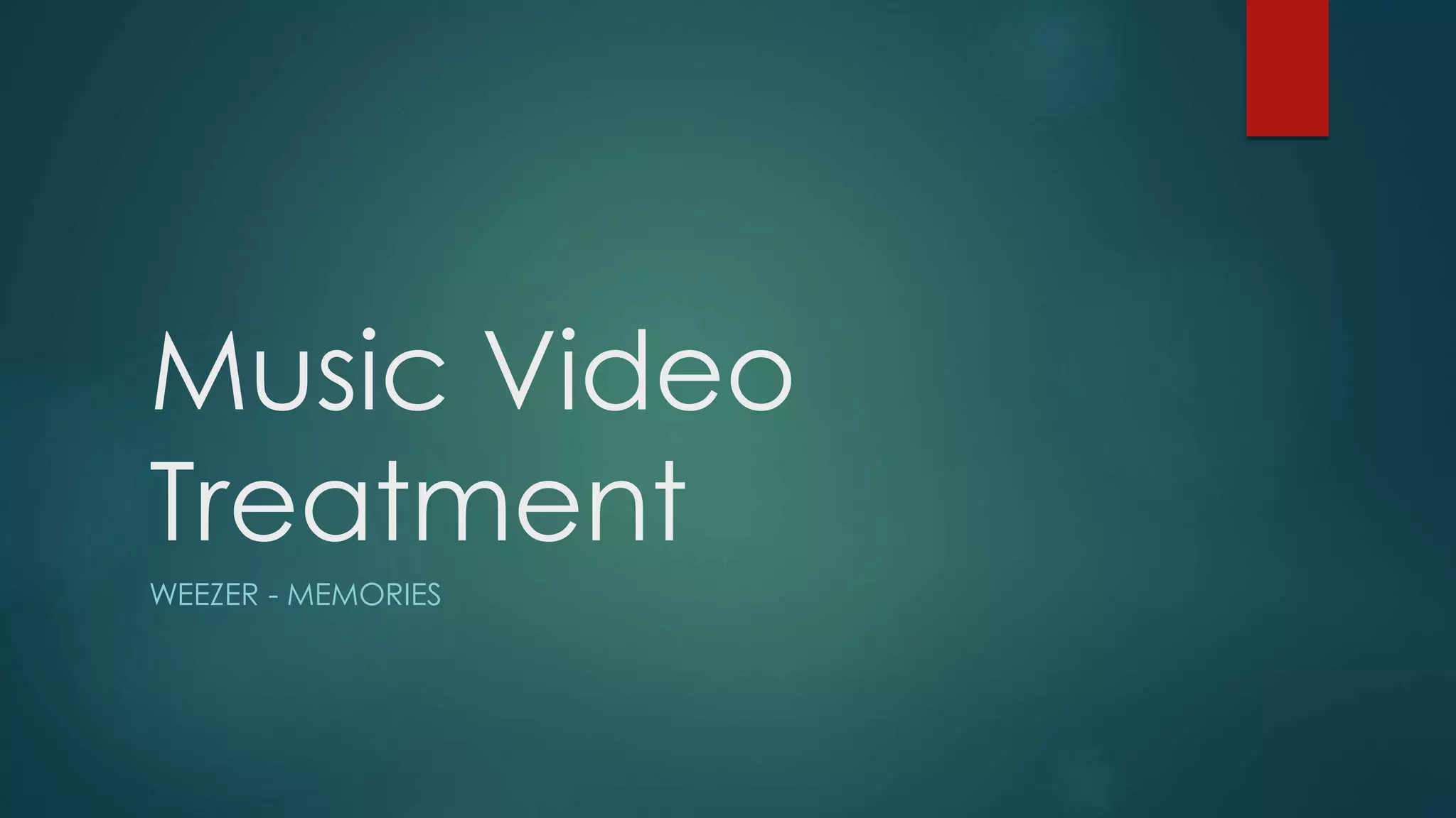 Music Video Treatment | PPTX