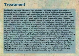 Music Video Treatment | DOCX