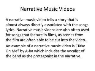 Music video types | PPTX
