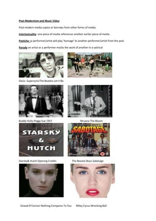 Music video types | PDF