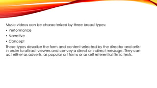 Music video types | PPT