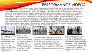 Music video types. | PPTX