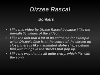 Music Videos I Like | PPT | Music Video | Genres