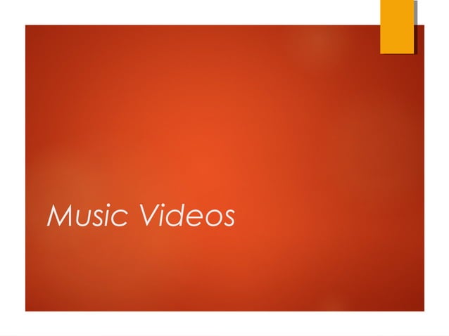Music Video Styles - A2 Media Studies | PPT | Photography | Arts and Crafts