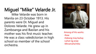 Modern Filipino Musician and Songwriter | PPTX