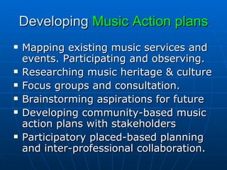 Music Without Borders: Bridges with Communities | PPT