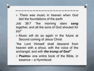 Music workshop | PPTX