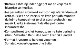 Epoka e Barokut | PPTX