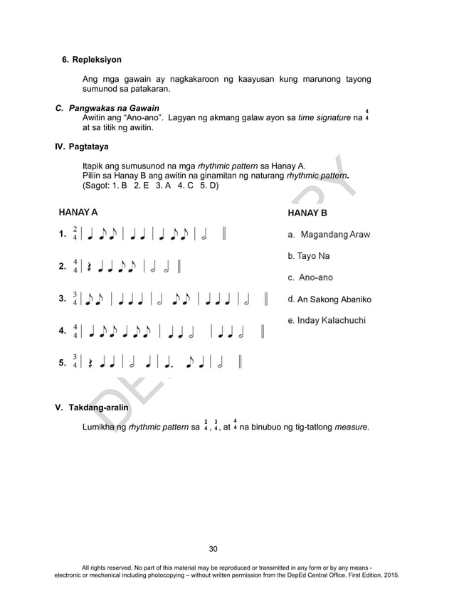 K TO 12 GRADE 4 TEACHER’S GUIDE IN MUSIKA (Q1-Q4) | PDF