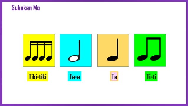 Pagbigkas ng Ritmo Gamit ang Rhythmic Syllables | PDF