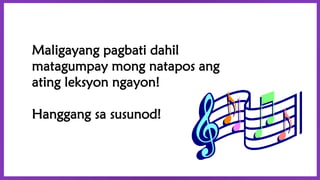 Pagbigkas ng Ritmo Gamit ang Rhythmic Syllables | PDF
