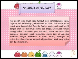 Aliran Musik Barat "Musik Jazz" | PPTX
