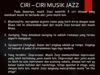 Musik jazz | PPTX