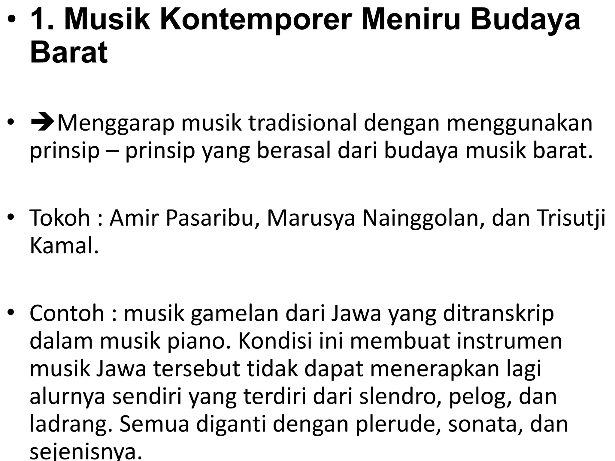 MUSIK KONTEMPORER DI INDONESIA | PPTX
