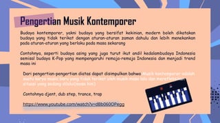 Contemporary music and types of contemporary music | PPTX
