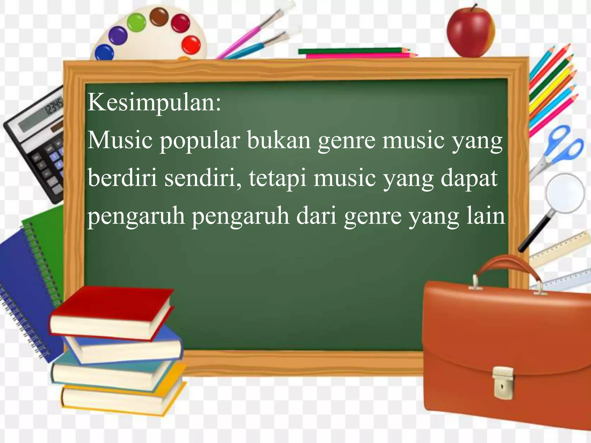 Musik populer di indonesia | PPT