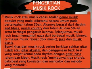 Musik rock | PPTX