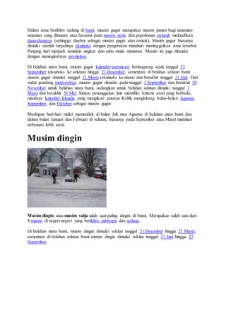 Musim di indonesia | DOCX