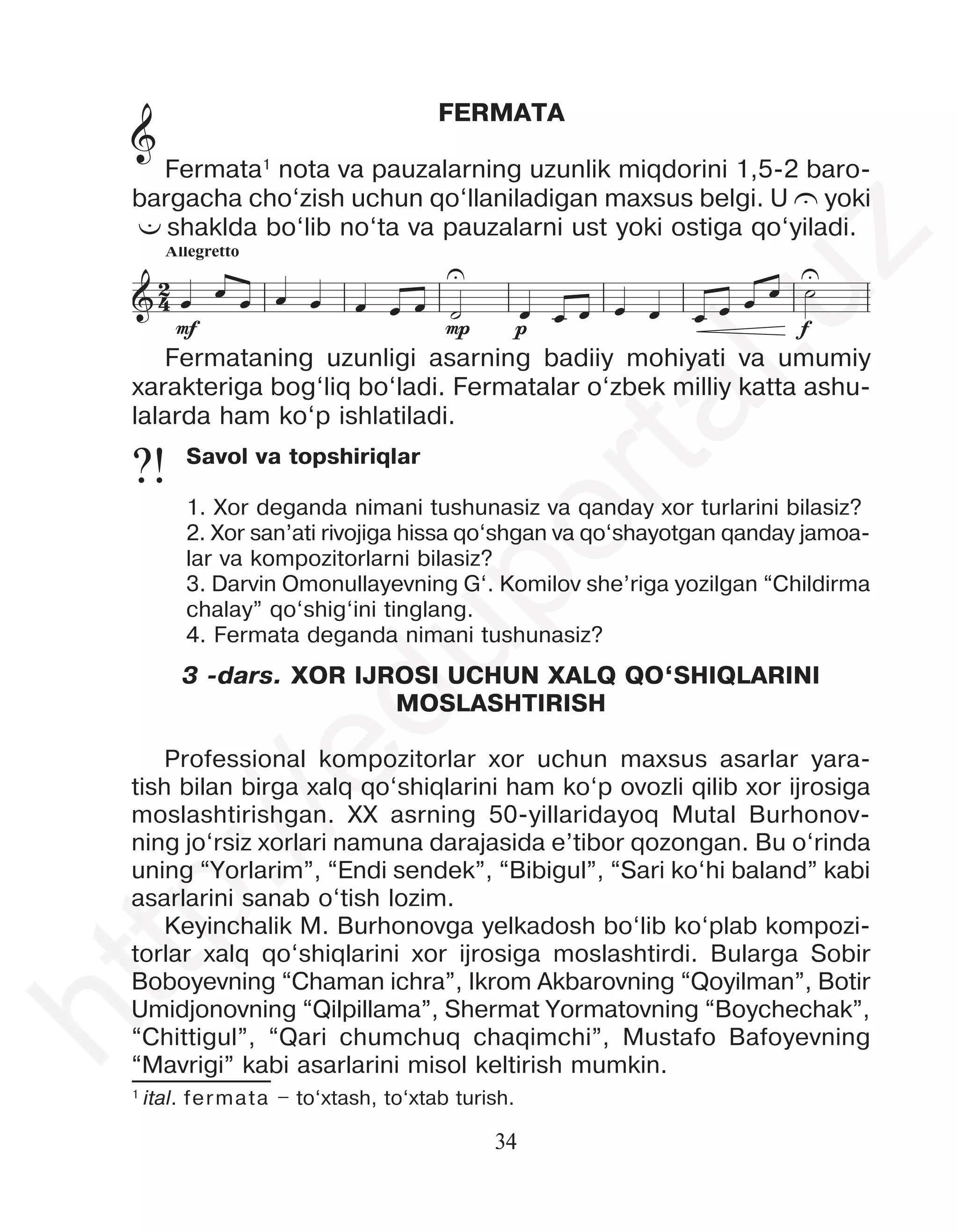 Musiqa 5 sinf | PDF