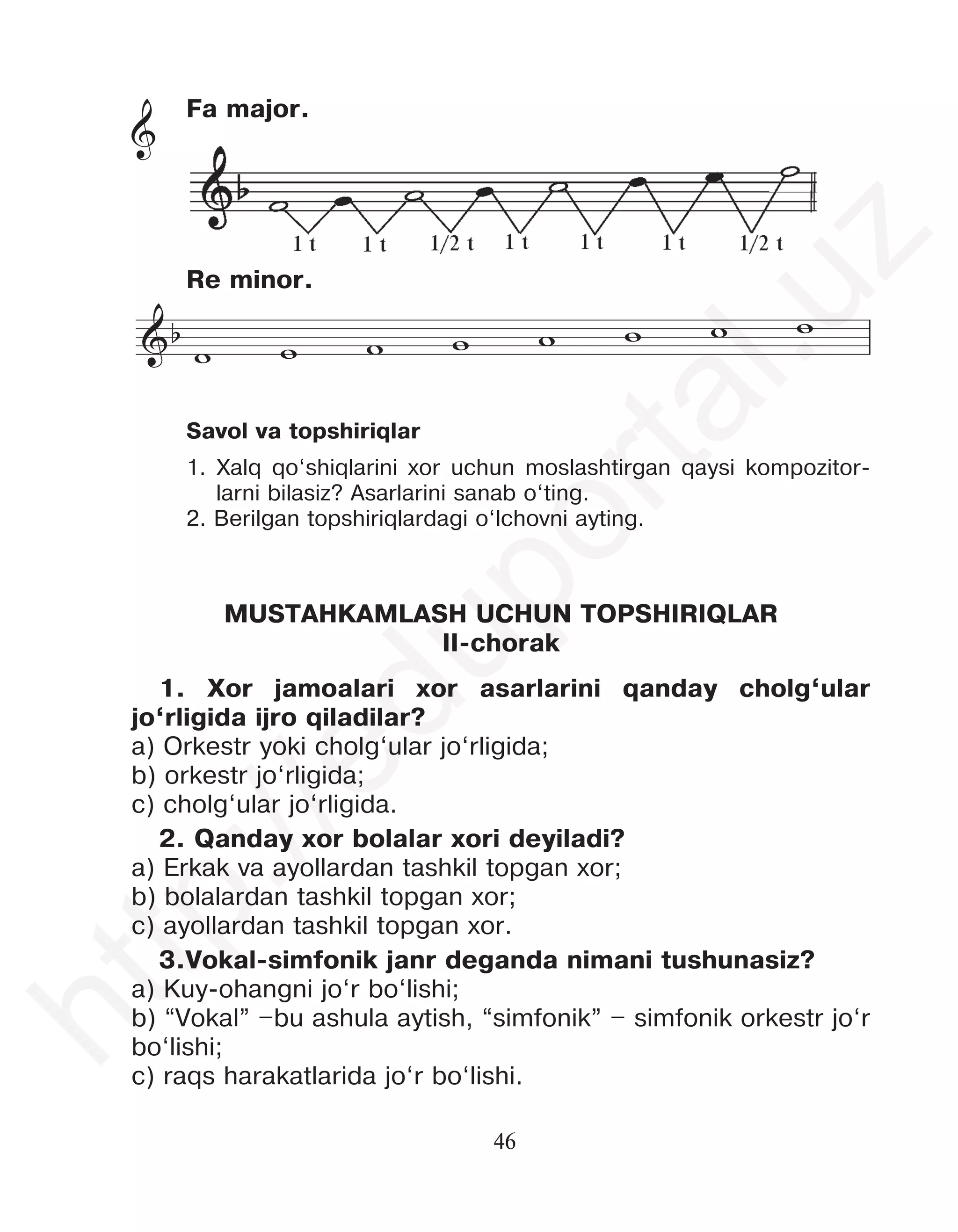 Musiqa 5 sinf | PDF