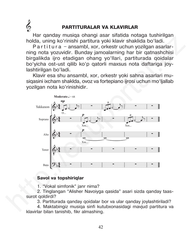 Musiqa 5 sinf | PDF