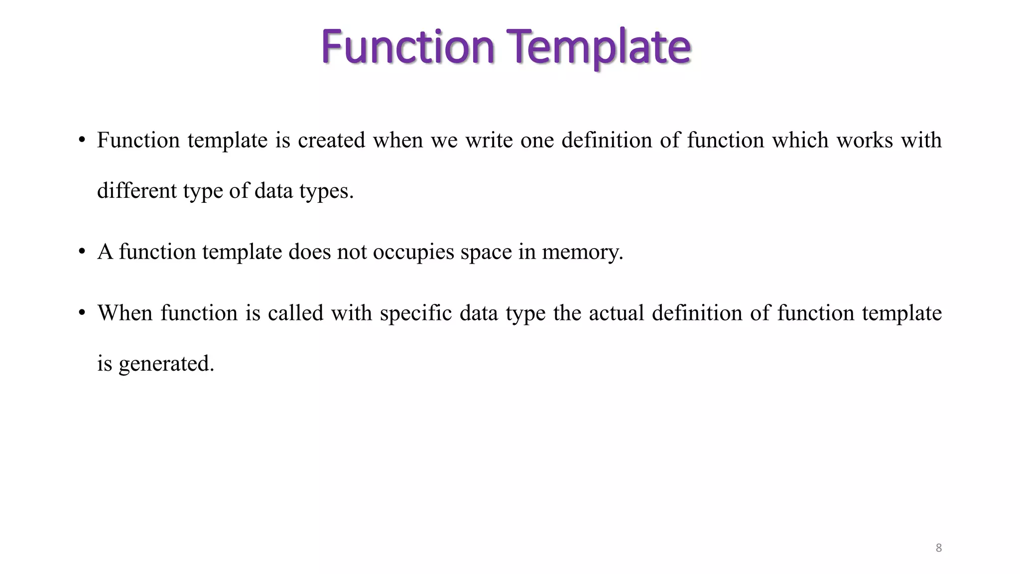 TEMPLATES IN JAVA | PPT