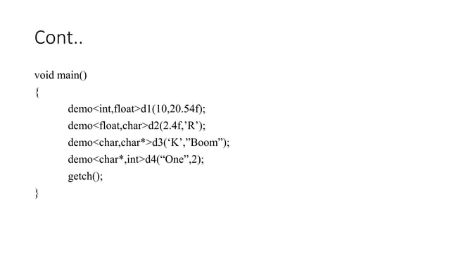 TEMPLATES IN JAVA | PPT