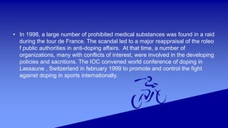DOPING IN SPORTS | PPT