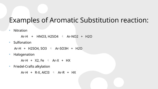 Electrophilic Aromatic Substitution Reaction.pptx | Chemistry | Science