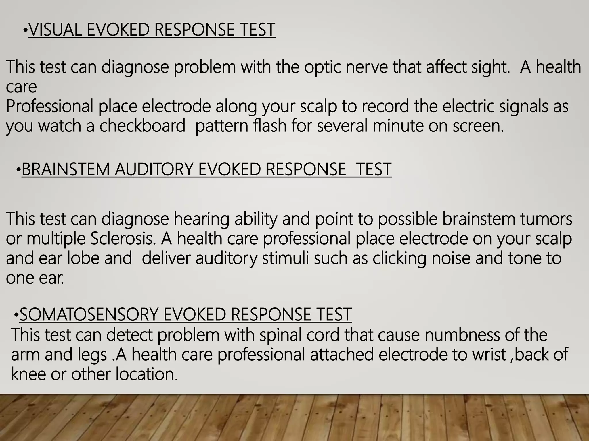 Diagnostic test in neurological disorder | PPTX