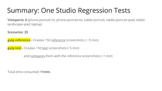 CSS Regression Tests | PPT
