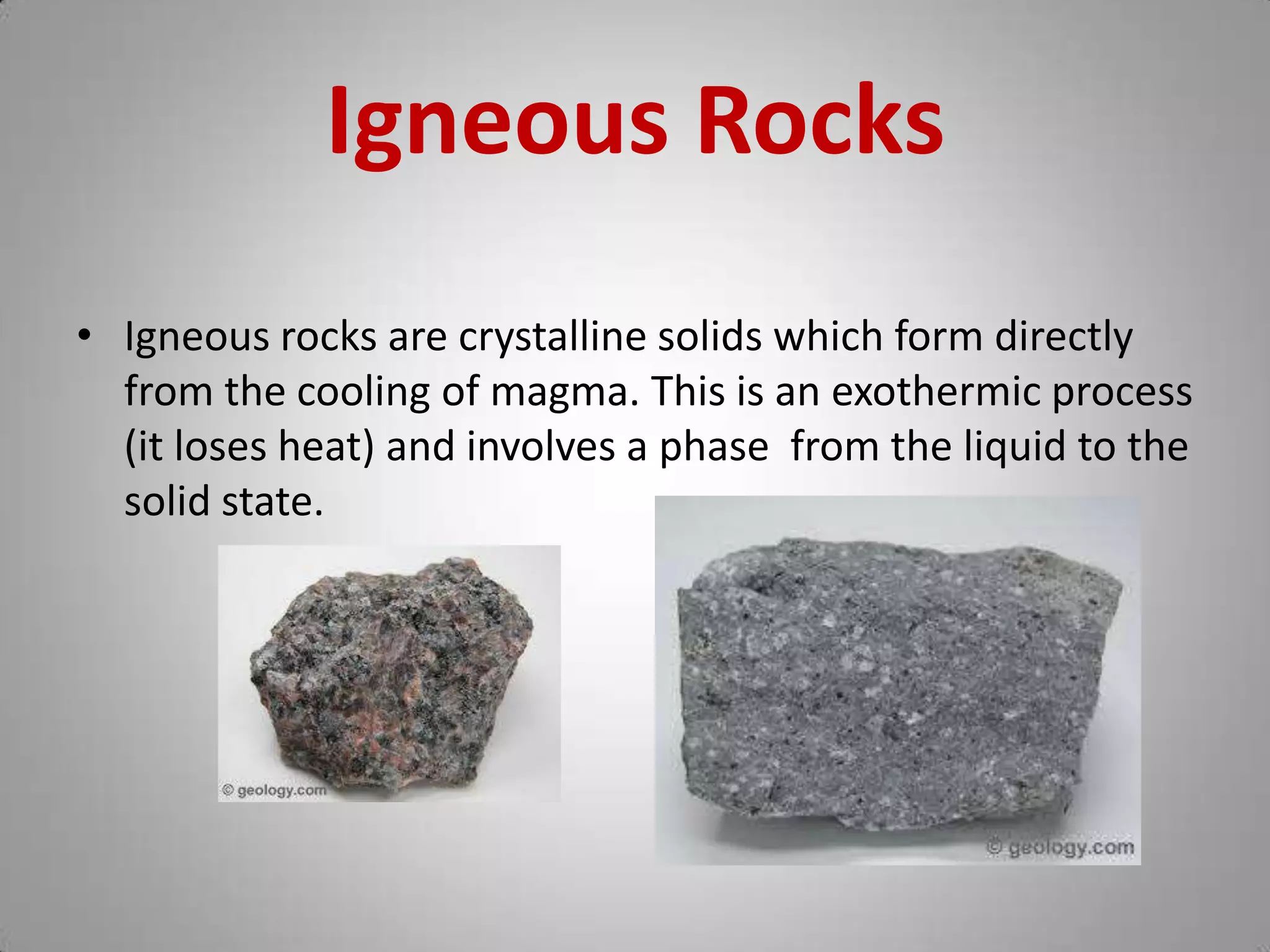 KINDS OF ROCKS | PPT