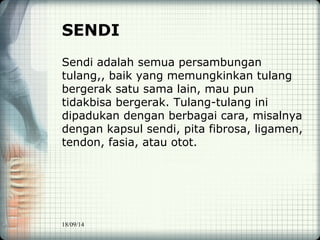Muskulos tulang dan sendi pertemuan 1 | PPT