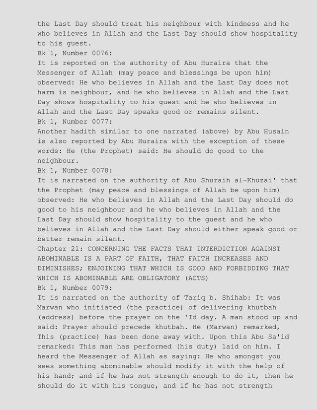 Muslim Shareef English | PDF