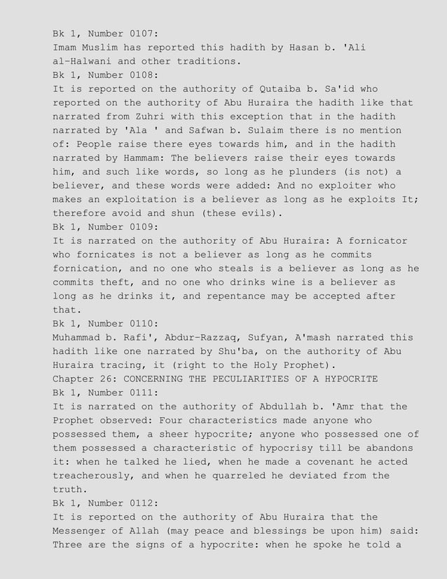 Muslim Shareef English | PDF