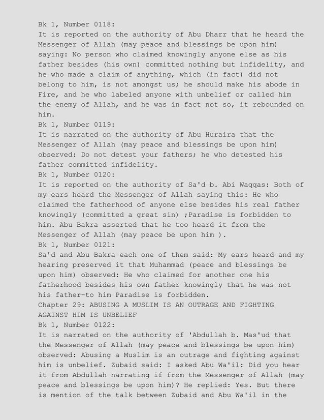 Muslim Shareef English | PDF