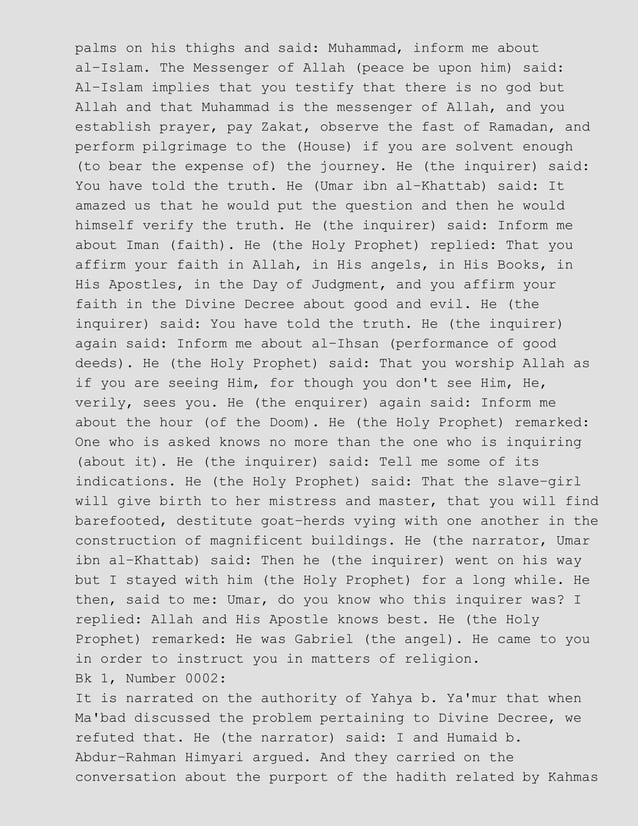 Muslim Shareef English | PDF