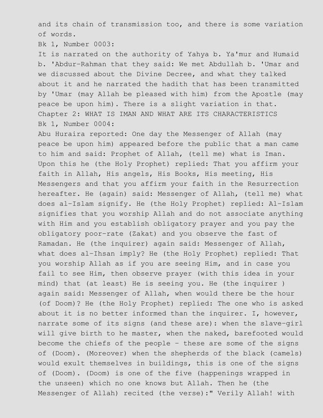 Muslim Shareef English | PDF