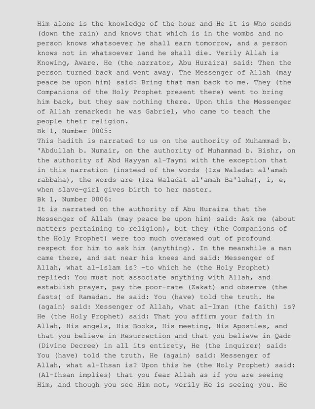 Muslim Shareef English | PDF