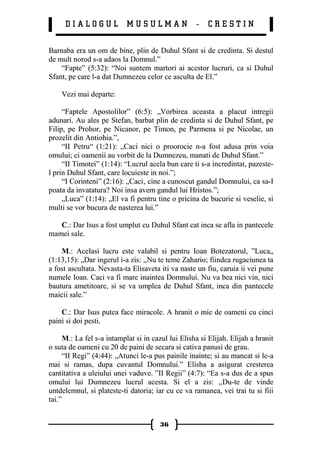 DIALOGUL MUSULMAN CRESTIN | PDF