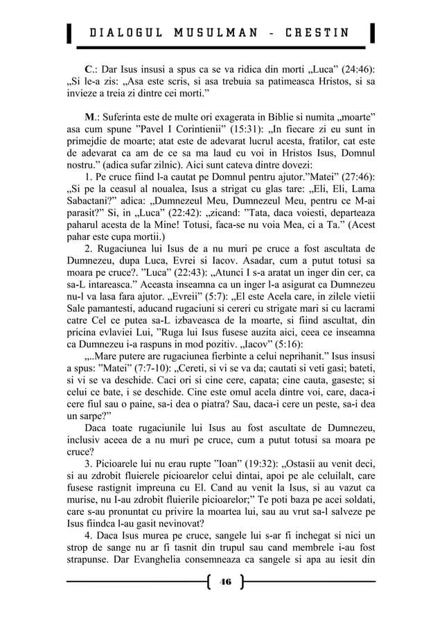 DIALOGUL MUSULMAN CRESTIN | PDF