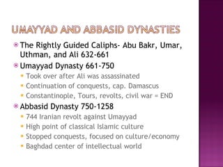 Muslim Expansion | PPT | Islam | Religion & Spirituality