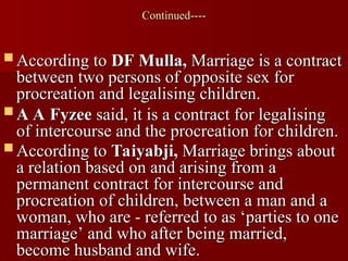 Muslim-Marriage under muslim law of Bangladesh | PPT