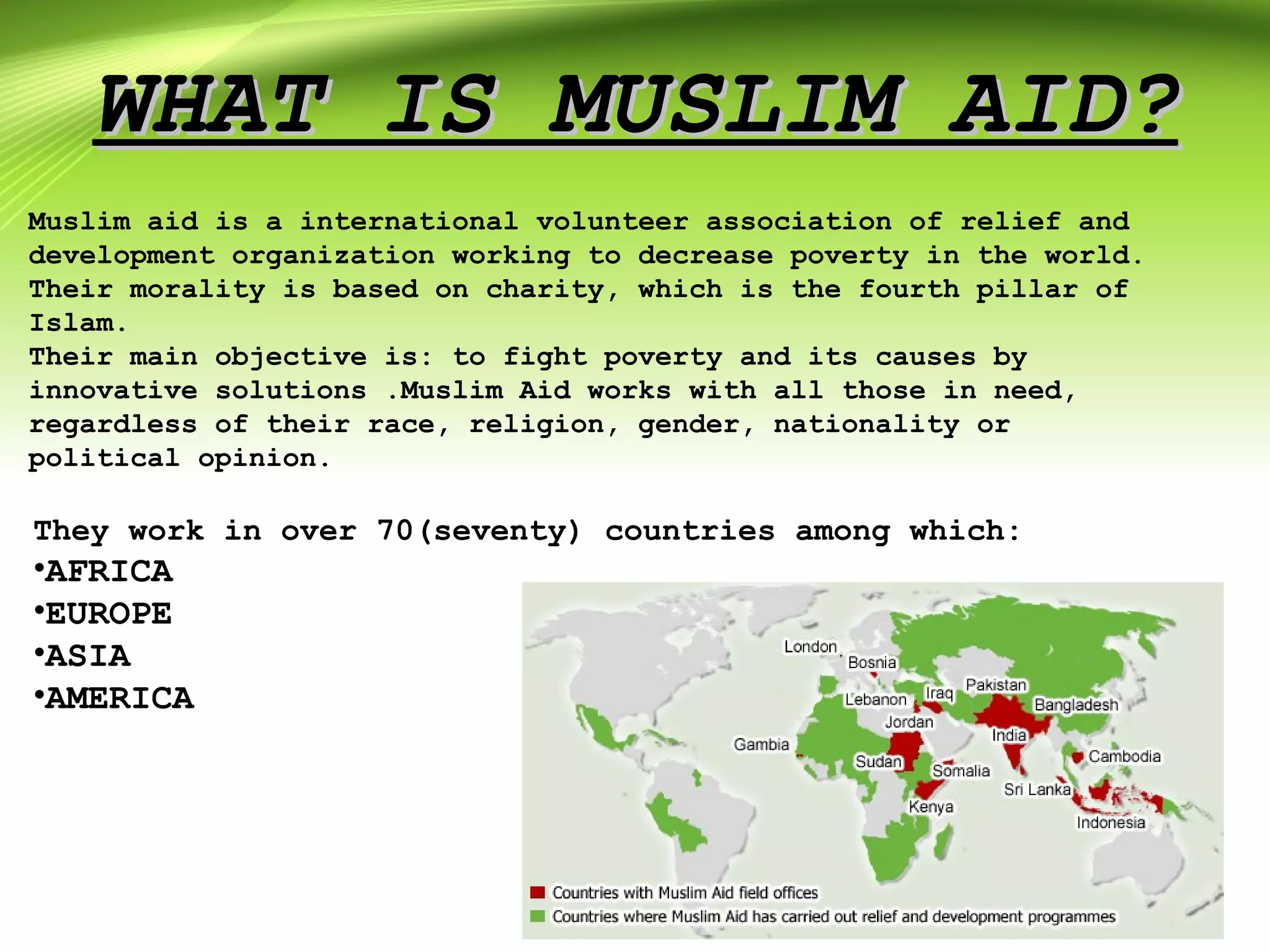 Muslim Aid by Tidiane | PPT