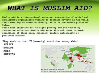 Muslim Aid by Tidiane | PPT | Non-Profit Organizations | Industries