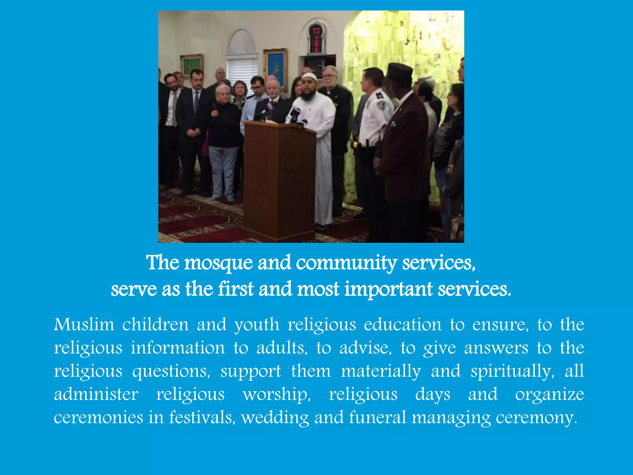 Muslim association services Florida | Turkish mosque Miami | PPTX