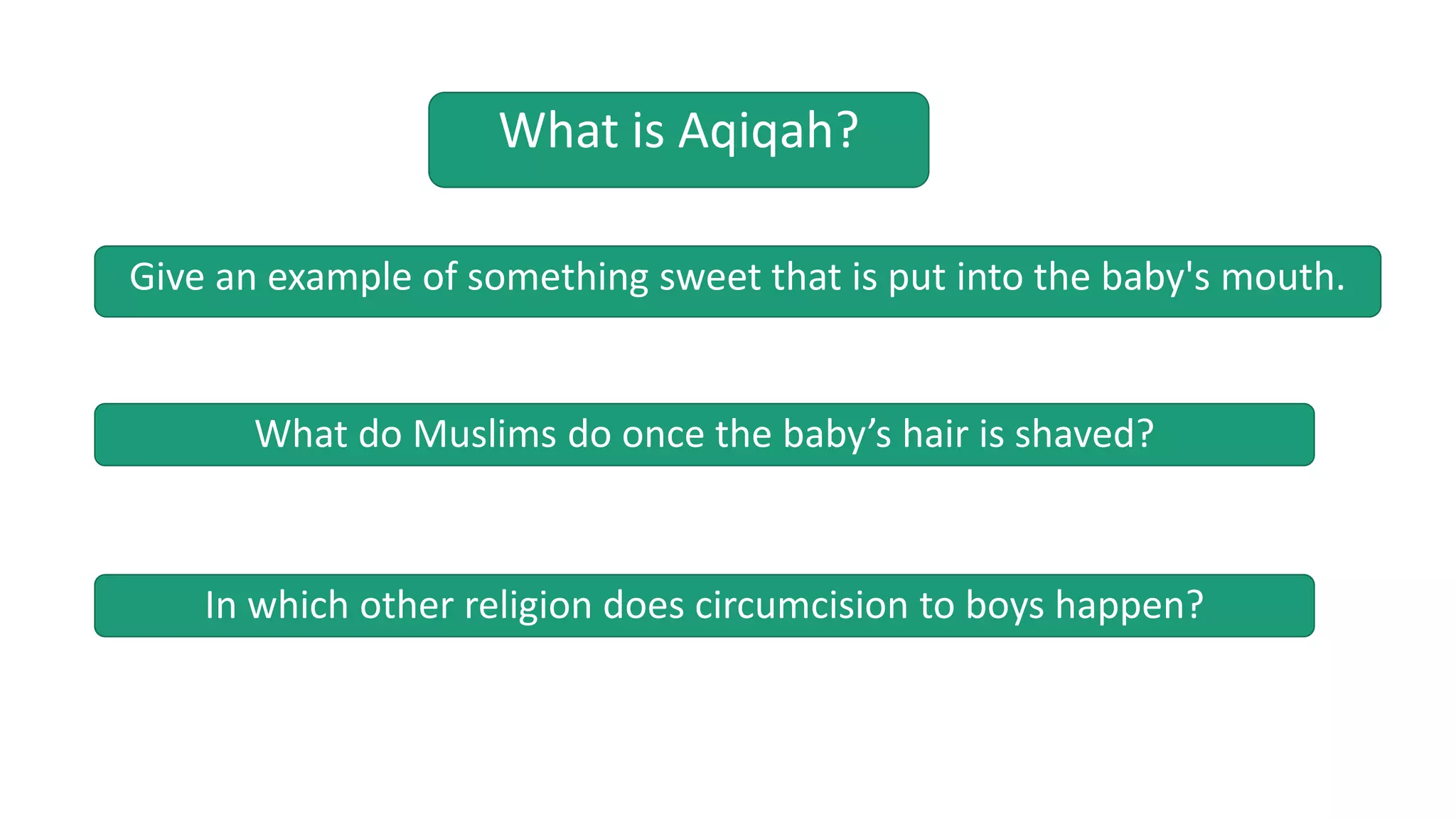 Muslim Birth Rites & Class Debate | PPTX