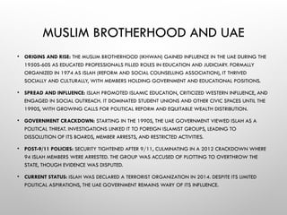Muslim Brotherhood Detailed History till date | PPTX