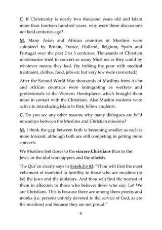 Muslim -Christianialogue | PDF